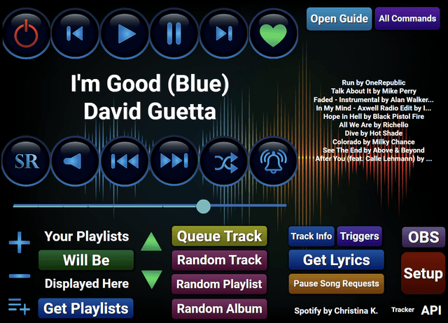 Spotify - SAMMI Extension | Christina Kral's Docs